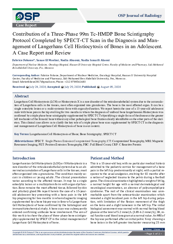 (PDF) Contribution of a Three-Phase 99m Tc-HMDP Bone Scintigraphy ...