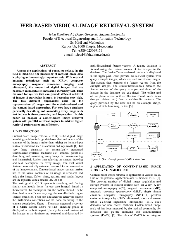 (PDF) Web-Based Medical Image Retrieval System