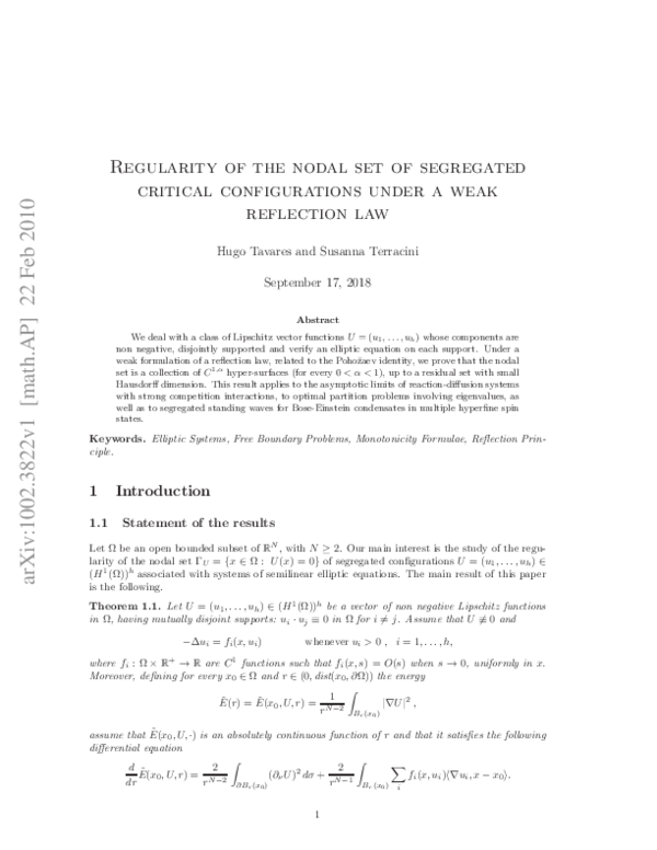(PDF) Regularity of the nodal set of