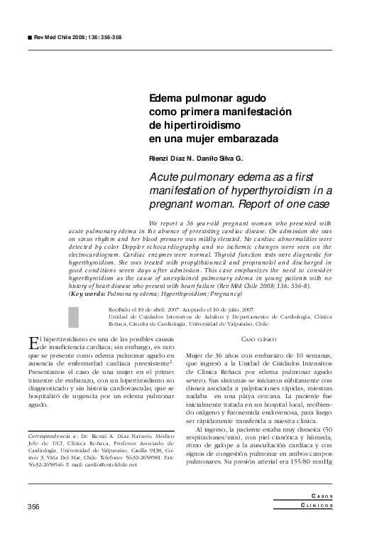 (PDF) Edema pulmonar agudo como primera manifestación de ...