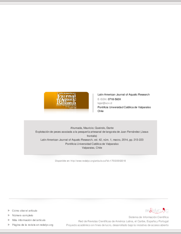 (PDF) Explotacion de peces asociada a la pesqueria artesanal de ...