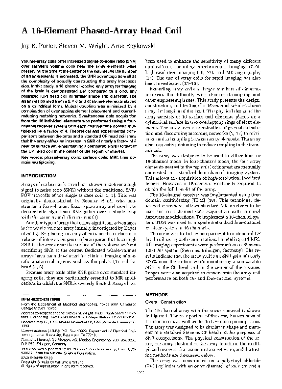 (PDF) A 16-element phased-array head coil