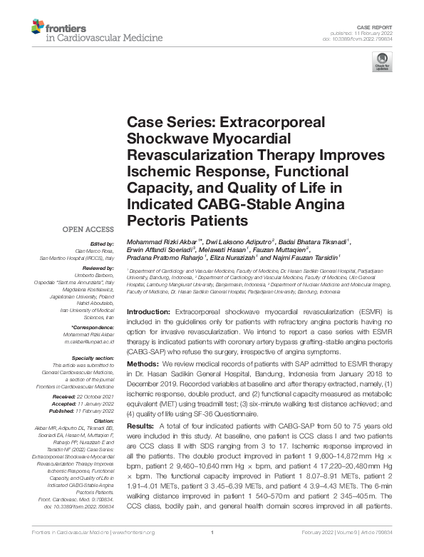 (PDF) Case Series: Extracorporeal Shockwave Myocardial ...