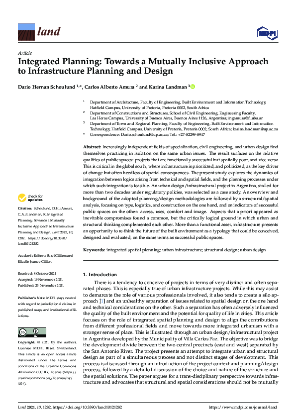 (PDF) Integrated Planning: Towards a Mutually Inclusive Approach to ...