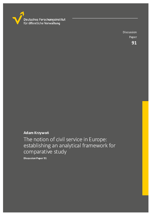 (PDF) Civil Service in Europe
