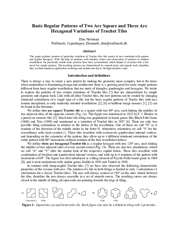 (PDF) Basic Regular Patterns of Two Arc Square and Three Arc Hexagonal ...