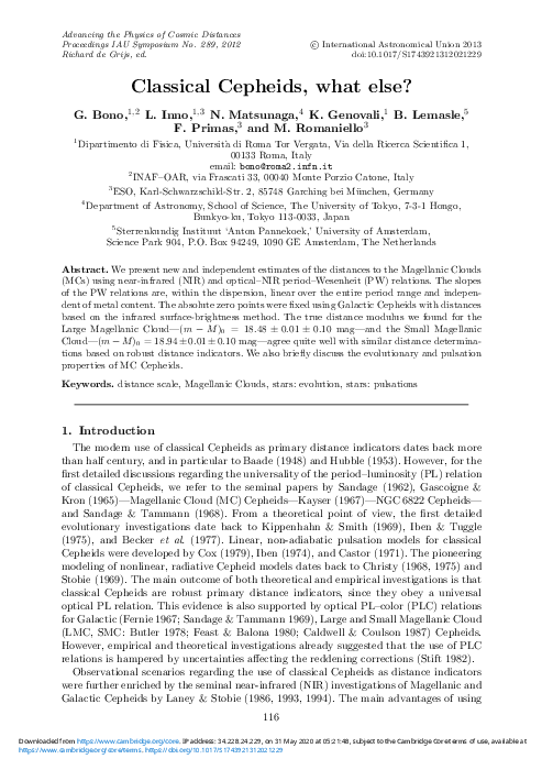 (PDF) Classical Cepheids, what else?