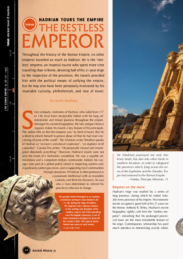 (PDF) Hadrian tours the empire - The restless emperor