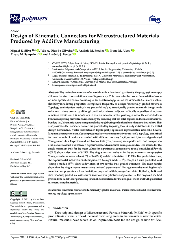 (PDF) Design of Kinematic Connectors for Microstructured Materials ...