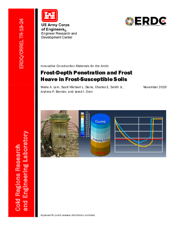 (PDF) Frost-depth penetration and frost heave in frost-susceptible soils