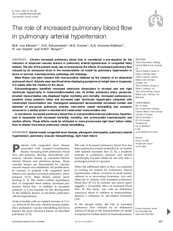 (PDF) Pulmonary Arterial Hypertension