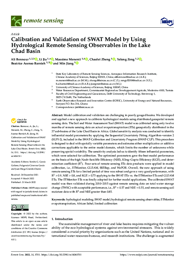 Pdf Calibration And Validation Of Swat Model By Using Hydrological