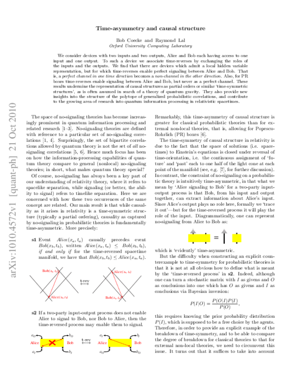 (PDF) Time-asymmetry and causal structure | Vanessa Valerio - Academia.edu