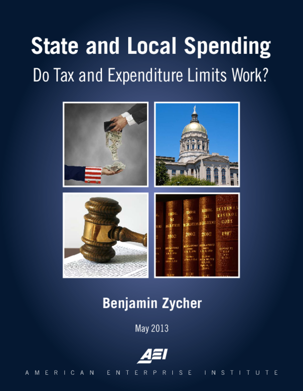 (PDF) State and Local Spending: Do Tax and Expenditure Limits Work?
