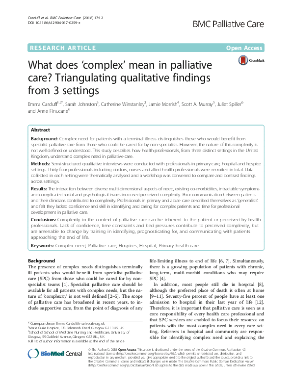 PDF What Does complex Mean In Palliative Care Triangulating pdf-what-does-complex-mean-in-palliative-care-triangulating