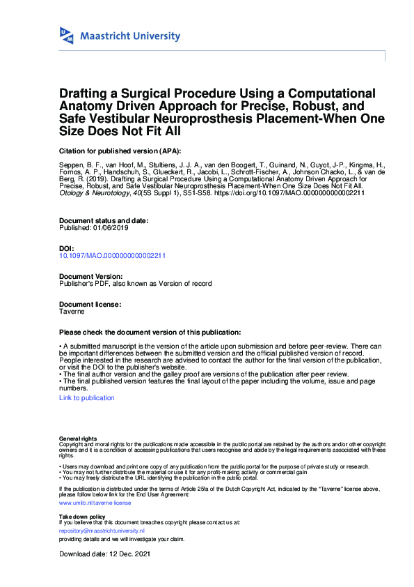 (PDF) Drafting a Surgical Procedure Using a Computational Anatomy Driven Approach for Precise ...