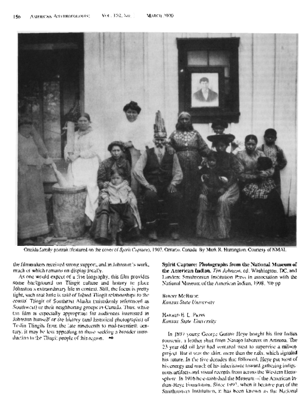 (PDF) Spirit Capture: Photographs from the National Museum of the ...