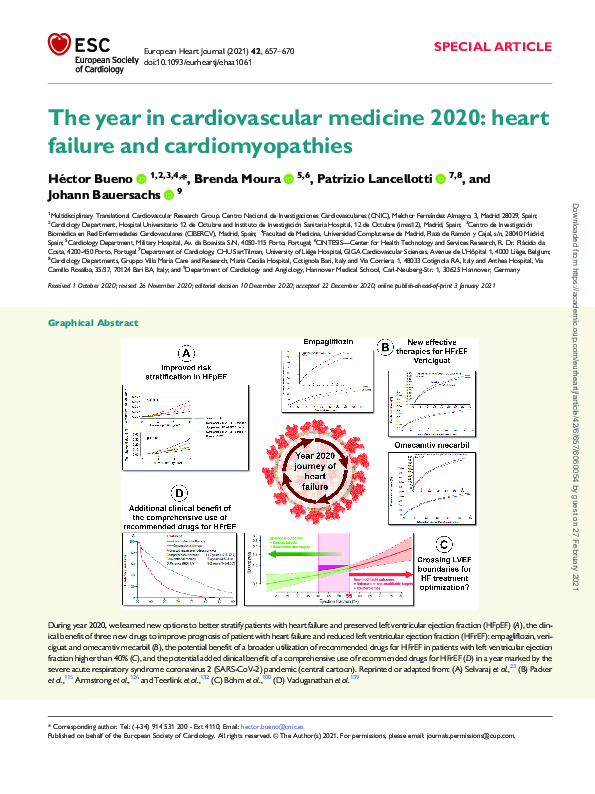 (PDF) The year in cardiovascular medicine 2020: heart failure and ...