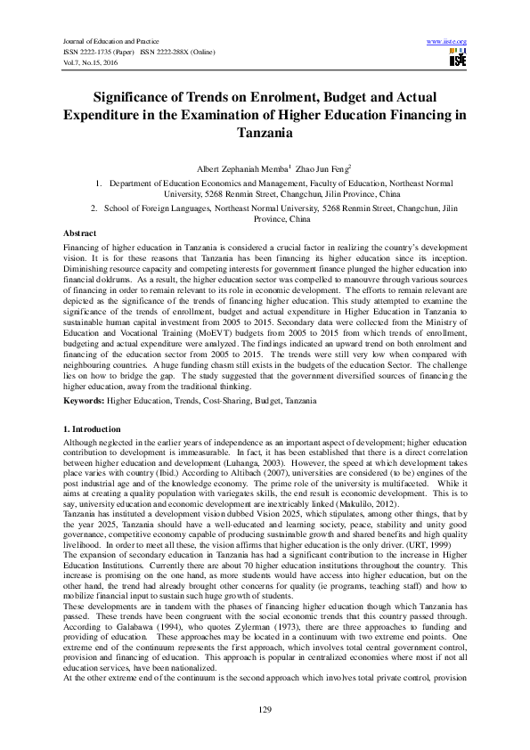 pdf-significance-of-trends-on-enrolment-budget-and-actual