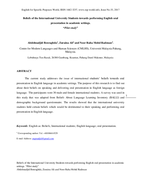 (PDF) Pilot study (PDF) Pilot study