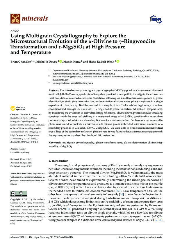 (PDF) Using Multigrain Crystallography to Explore the Microstructural ...