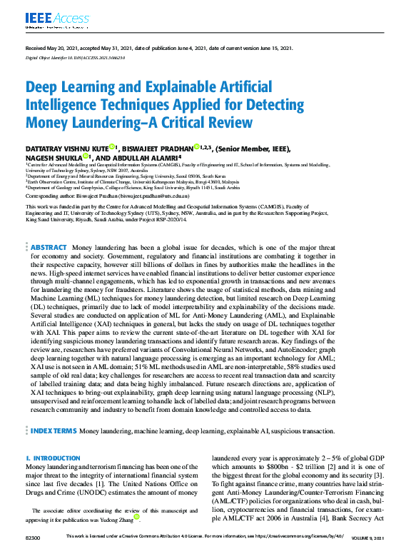 (PDF) Deep Learning and Explainable Artificial Intelligence Techniques Applied for Detecting ...
