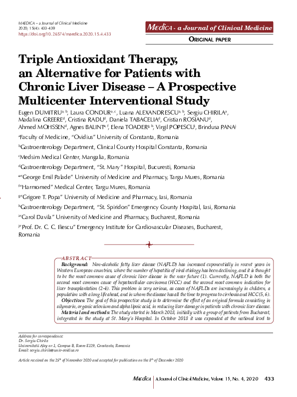 (PDF) Triple Antioxidant Therapy, an Alternative for Patients with ...