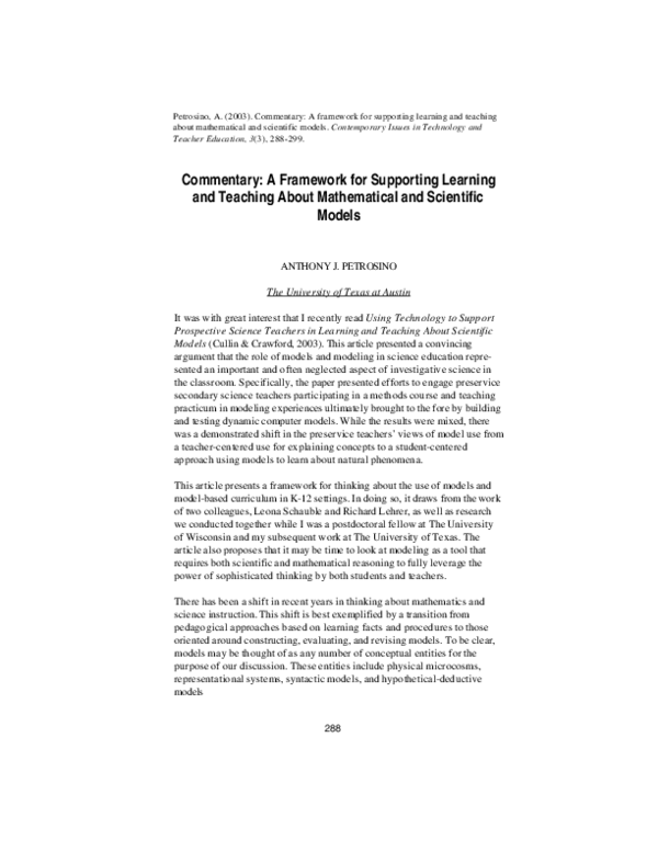 (PDF) Commentary: A framework for supporting learning and teaching ...