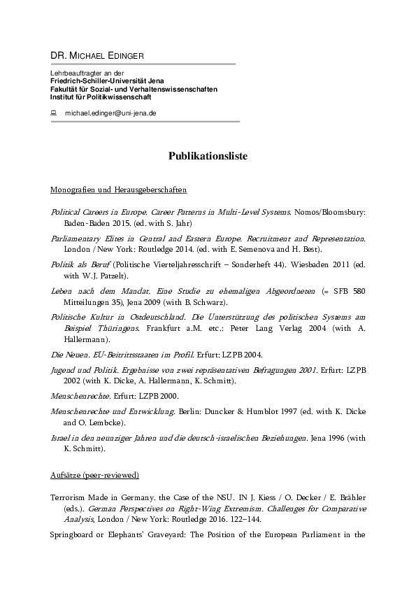 (PDF) MPs in Post-Communist and Post-Soviet Nations: A Parliamentary ...