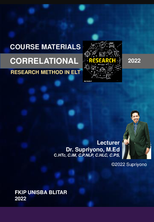 (PDF) Correlational Research