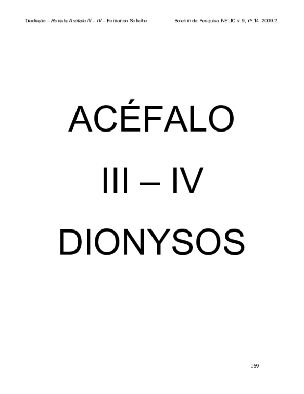 (PDF) Acéfalo III - IV
