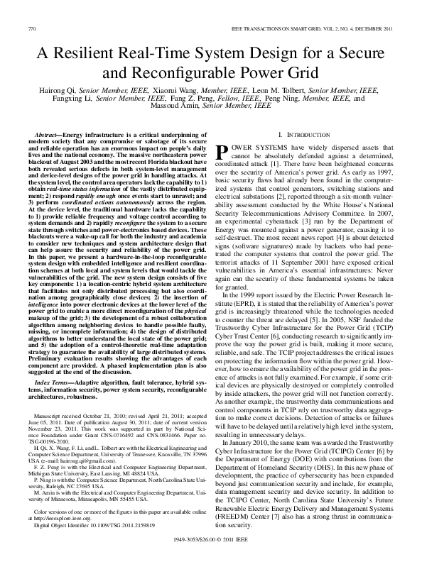 (PDF) A Resilient Real-Time System Design for a Secure and ...