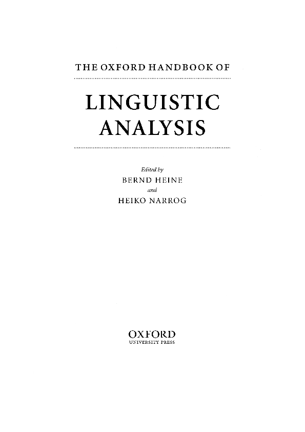 (PDF) Dependency Grammar and Valency Theory