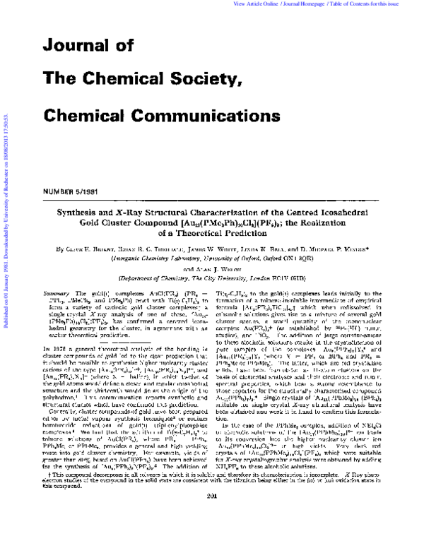(PDF) Synthesis and X-ray structural characterization of square ...