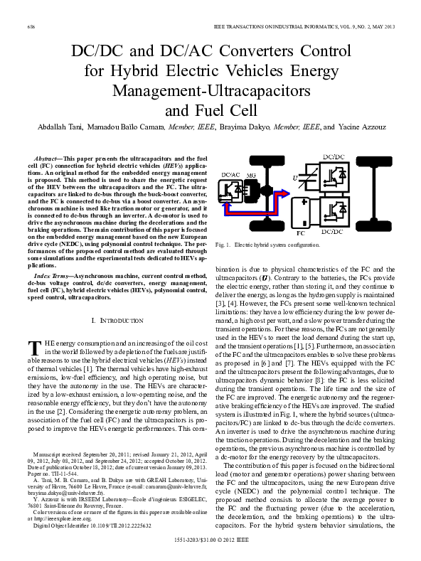 (PDF) DC/DC and DC/AC Converters Control for Hybrid Electric Vehicles ...