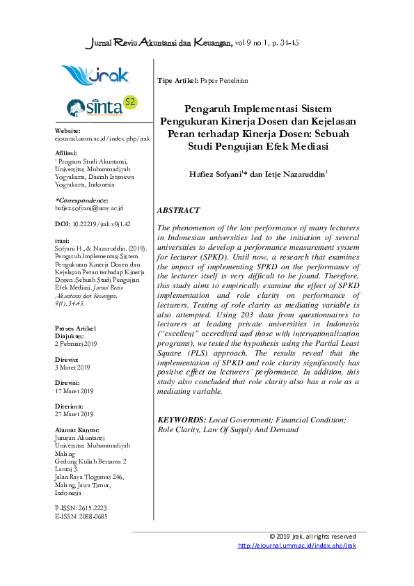 (PDF) The Effect of Implementation of Lecture Performance Measurement ...