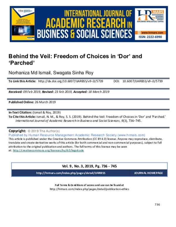(PDF) Behind the Veil: Freedom of Choices in ‘Dor’ and ‘Parched’