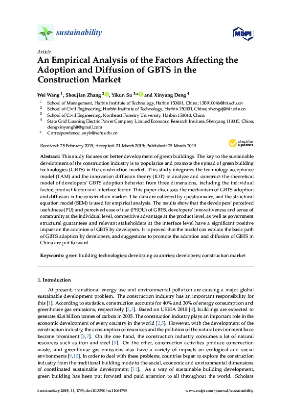 (PDF) An Empirical Analysis of Factors Affecting the Adoption of E-Banking Services