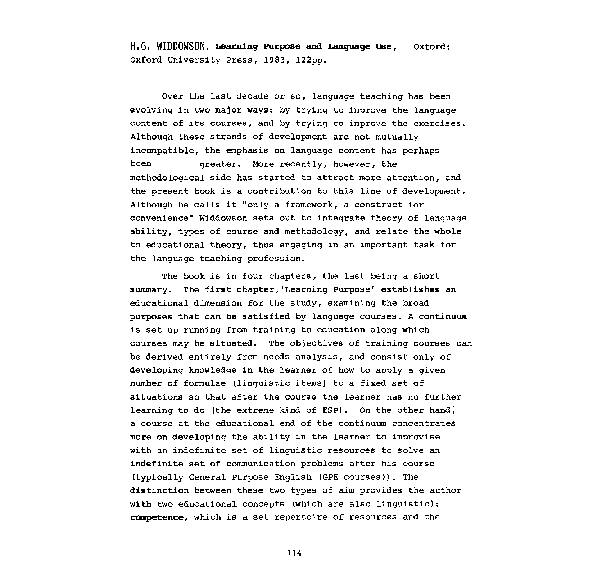 (PDF) H.G. WIDDOWSON, Learning Purpose and Language Use H.G. WIDDOWSON ...
