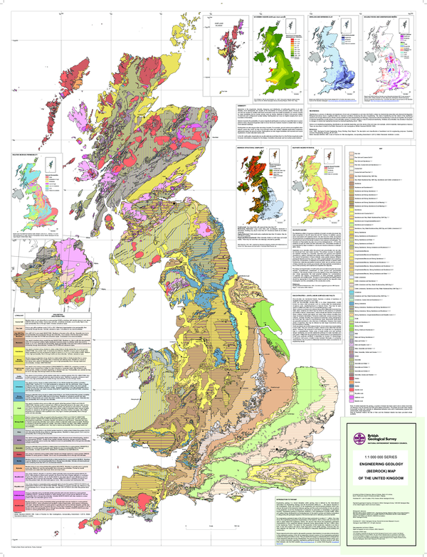 (PDF) Engineering geology (bedrock) map of the United Kingdom
