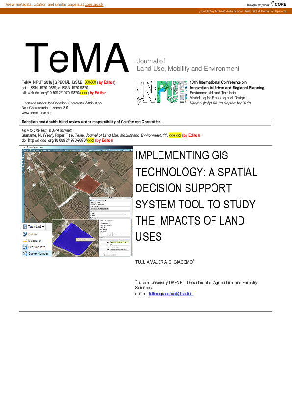 (PDF) Implementing GIS technology. A spatial decision support system ...