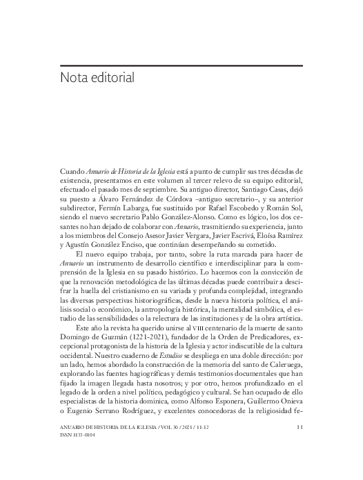 (PDF) Nota Editorial 2021