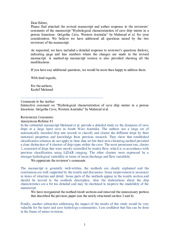 (PDF) Estimation of deep infiltration in unsaturated limestone ...