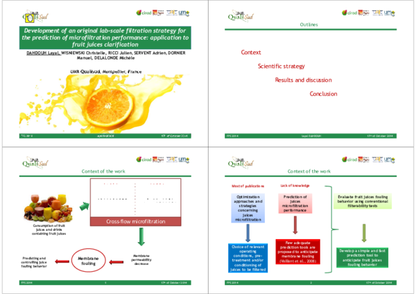 (PDF) Development of an original lab-scale filtration strategy for the ...
