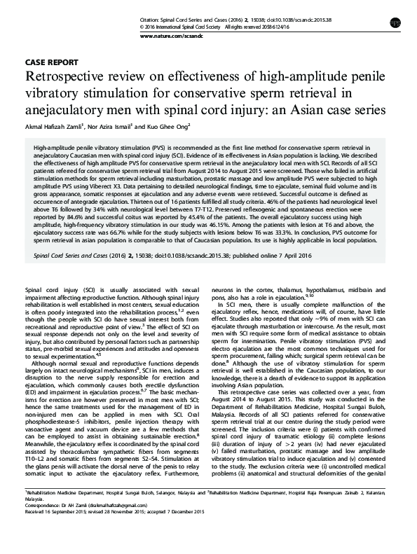 (PDF) Retrospective review on effectiveness of high-amplitude penile ...