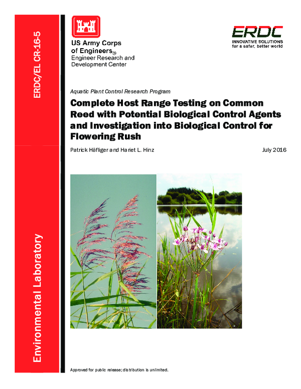 (PDF) Testing Moths for Reed and Flowering Rush Control