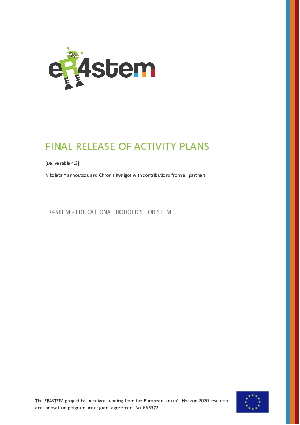 (PDF) Final Release Of Activity Plans