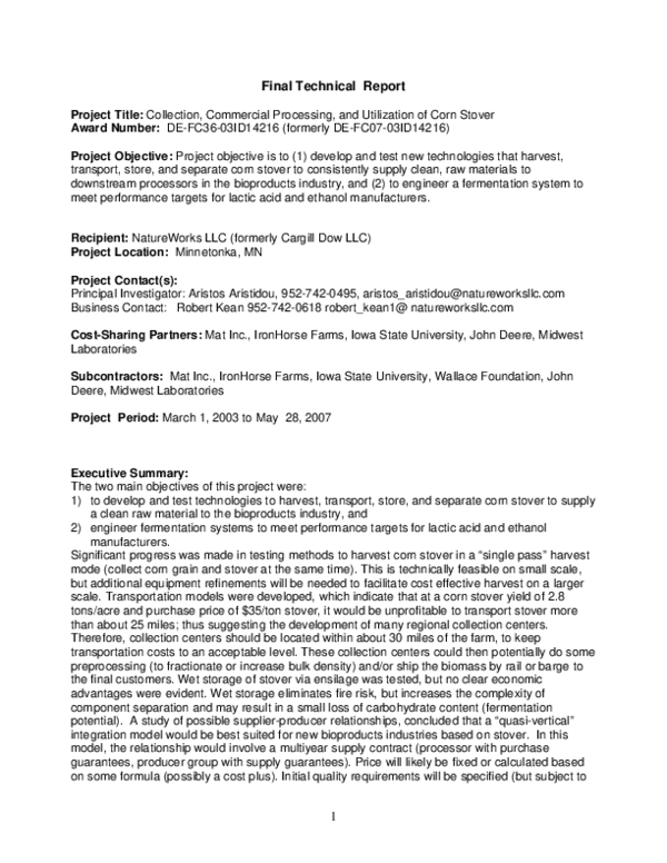 (PDF) Final Technical Report | Aristos Aristidou - Academia.edu