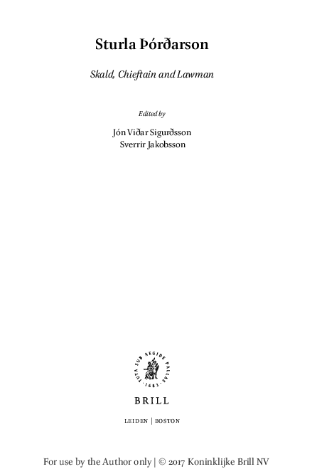(PDF) ‘I’m on an island’: The Concept of Outlawry and Sturla’s Book of ...