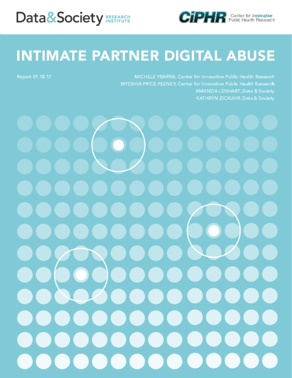 (PDF) Intimate Partner Digital Abuse